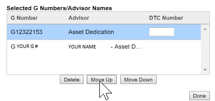 Fidelity account setup – Asset Dedication, LLC